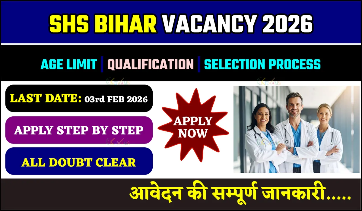 SHSB Specialist Doctor Recruitment 2026 - Apply Now